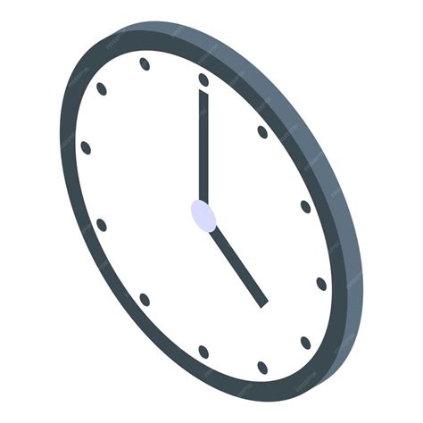 Premium Vector Clock Operating System Icon Isometric Of Clock Operating System Vector Icon For