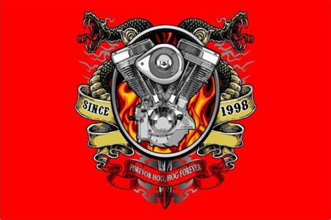 V Twin Engine Vector Art Graphic By Jellybox999 · Creative Fabrica
