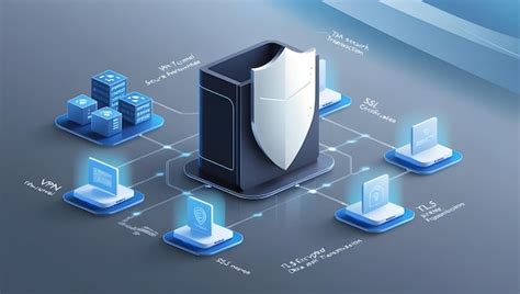 Visualization Of A Secure Network Infrastructure With Vpn Ssl And Tls Encryption Enhancing Trust
