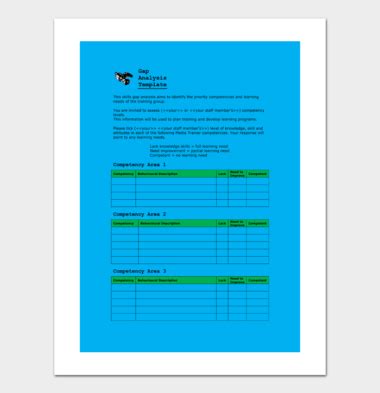 20 Gap Analysis Templates Examples Word Excel PDF