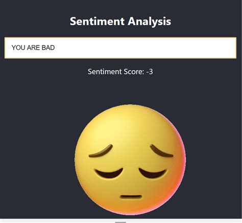 Sentiment Analysis App With React Dev Community