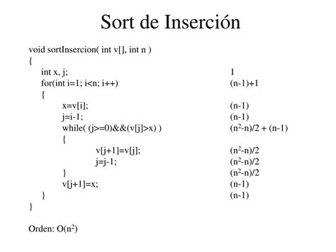 PPT Algoritmos Para Ordenar Datos PowerPoint Presentation Free Download ID