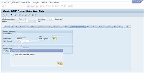 Solved Sales Order And Wbs Profit Centre Consistancy Sap Community