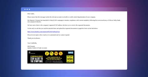 Malicious Actors Create Svb Themed Phishing Attacks Hoxhunt Hoxhunt