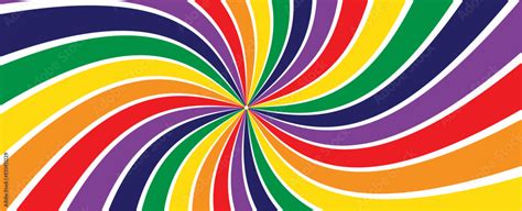 Pride Gradient Background With Lgbtq Pride Flag Colours Banner Logo