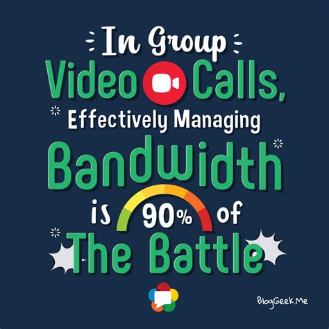 In Group Video Calls Effectively Managing Bandwidth Is 90 Of The Battle