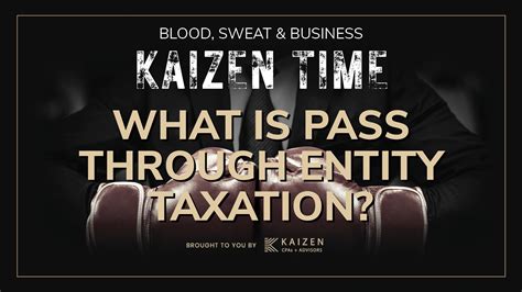 What Is Pass Through Entity Taxation What Is Pass Through Entity Taxation