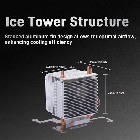 Geeekpi Ice Tower Cooler For Raspberry Pi 5 With Nepal Ubuy
