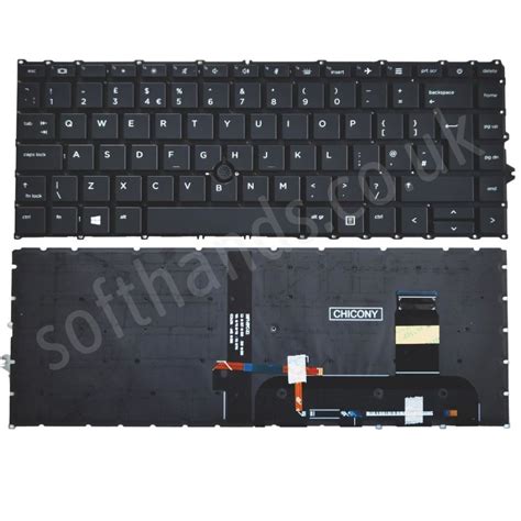 HP EliteBook 840 G7 G8 Backlit UK Keyboard Ready To Ship Stock