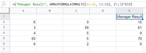 Arrays Cant Use Sum Inside Arrayformula Stack Overflow