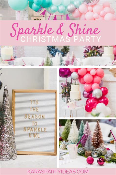 Karas Party Ideas Sparkle And Shine Christmas Party Karas Party Ideas