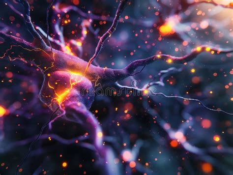 Neural Network Synapse Activity Stock Image Image Of Neural Medical