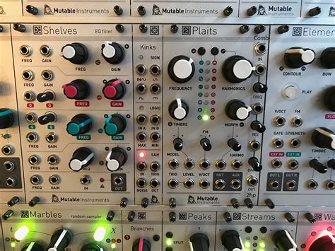 Matrixsynth 20 Module Mutable Instruments Eurorack System With Doepfer