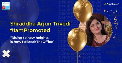 shraddha arjun trivedi on linkedin angelbroking breaktheoffice