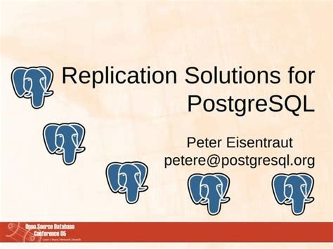 Postresql Ha And Dr Setup And Use Cases Ppt