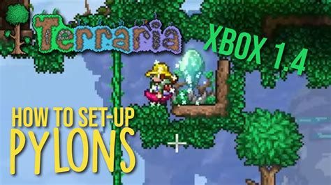 How To Set Up Pylons In Terraria 14 On Xbox Journeys End Update Pylon Guide For Beginners