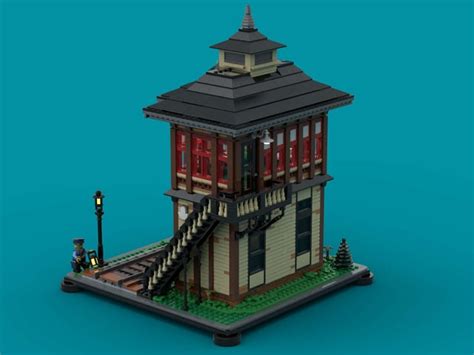 Interlocking Tower 1885 Rlegotrains
