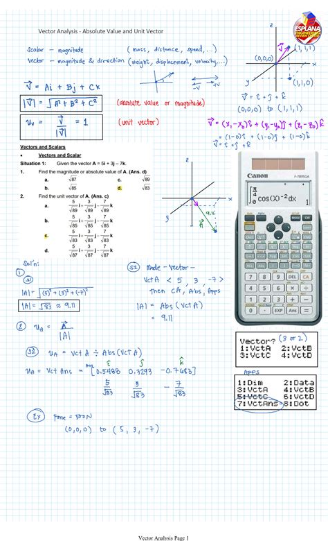 SOLUTION: Vector analysis discussion - Studypool