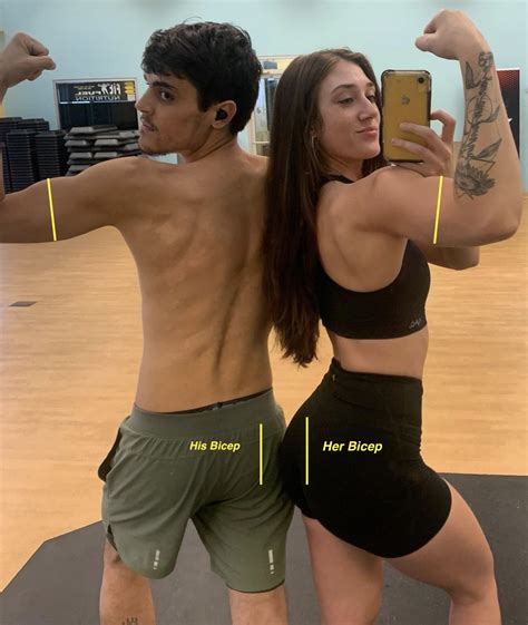Bicep Comparison Girl Wins Easily By Bigelowmax On Deviantart