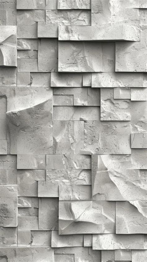 Modern 3d Pattern Featuring Cascading Rectangles With Rough Grain Noise And Subtle Textures