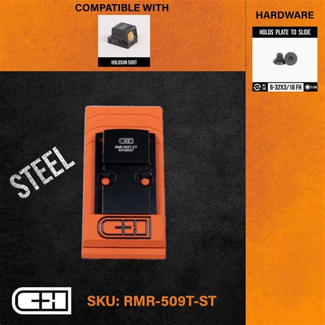 Rmr To Holosun 509t Steel Candh Precision Weapons