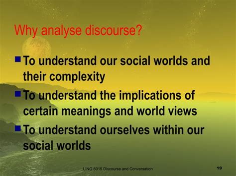 Explanation of discourse analysis | PPT