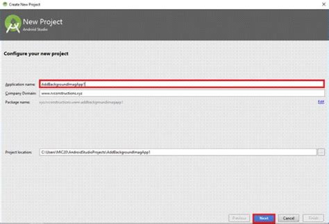 Create A Background Image In Android Application Using Android Studio