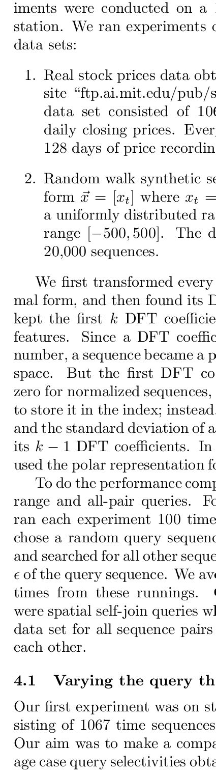 Query Selectivity Per Search Rectangle And K Varying The Threshold For