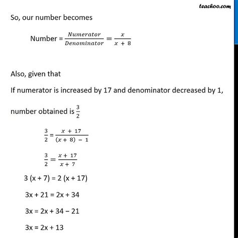 Question 7 The Denominator Of A Rational Number Is Greater Than