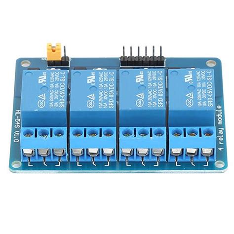 Módulo Relay de 4 Canales 5V MarBolTEC