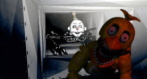 Withered Chica Finds The Sister Location Vent By Fnaf Lover1352 On