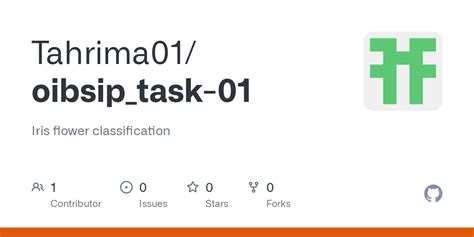 github tahrima01 oibsip task 01 iris flower classification