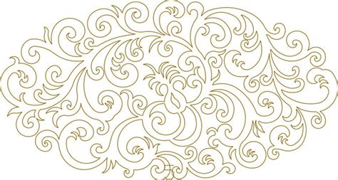 Vintage Curls Vector