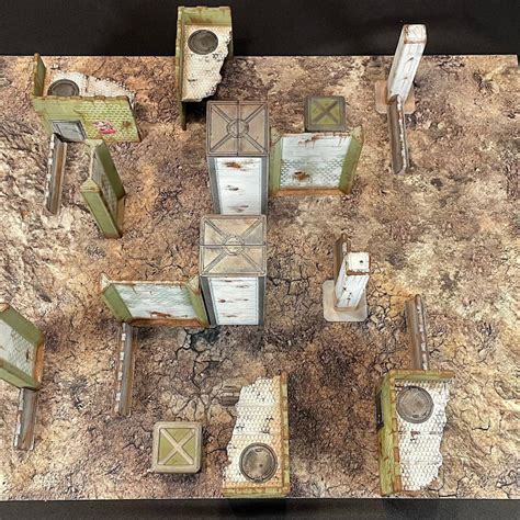 3d Printable Competitive Kill Team Tournament Terrain Set Compatible
