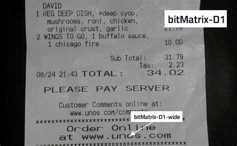 Receipt Font Invoice Font Thermal Printer Font Dot Matrix Font