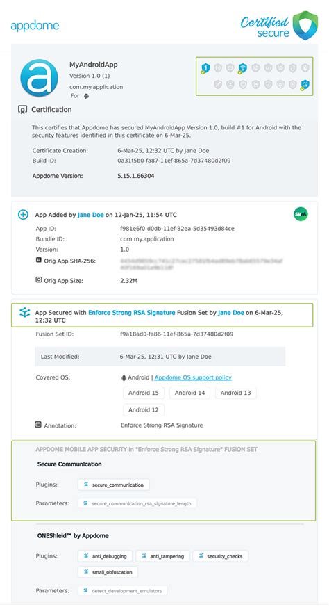 Appdome How To Use Strong Rsa Signature Verification In Android And Ios Apps Using Ai