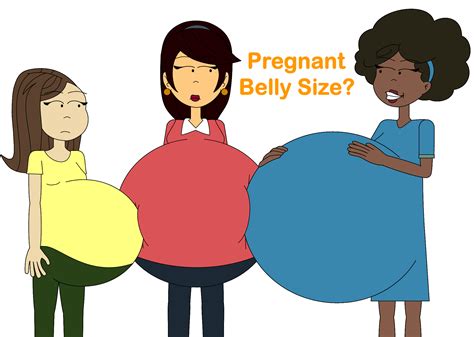 Why Pregnant Women Have Normal And Bigger Bellies By Angrysignsreal On