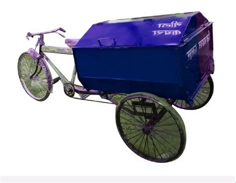 Blue Garbage Cycle Rickshaw At Rs 11999 Garbage Cycle Rickshaw In