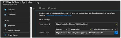 Azure Application Proxy Cors Prelight Issue Stack Overflow