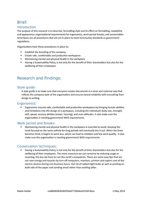 Part 1 Reseach Based 2 Brief Introduction The Purpose Of This