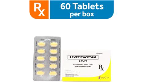 Levit Levetiracetam 500mg Film Coated Tablet 60s Price In The