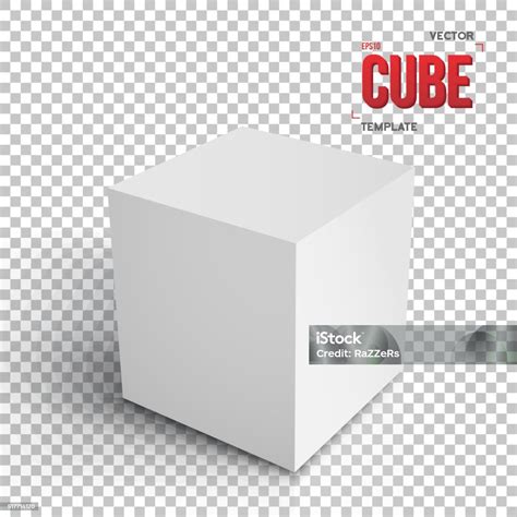 현실적일 벡터 직육면체 형판 벡터 Eps10 그레이 종이 직육면체 Iso 0명에 대한 스톡 벡터 아트 및 기타 이미지 0명 2차 도형 기업 재무와 산업 Istock