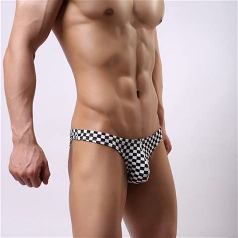 Sexy Noir Blanc Grille G String T Back Slips Culotte String Poche