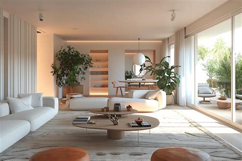 Premium Photo 3d Rendering Of An Apartment In A Contemporary Style