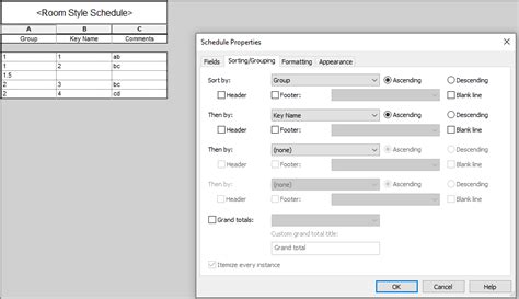 solved insert a row in a key schedule autodesk community