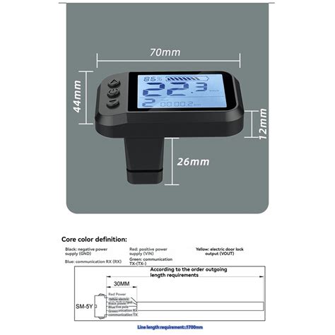 48v E 02n Lcd Display Meter Electric Bike Lcd Display With Sm Plug Electric Scooter Smart Lcd