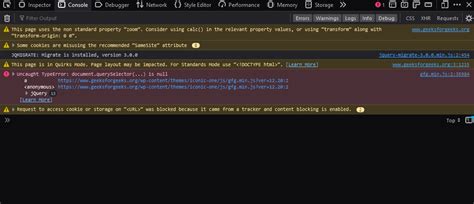 Devtools In Mozilla Firefox Browser Geeksforgeeks