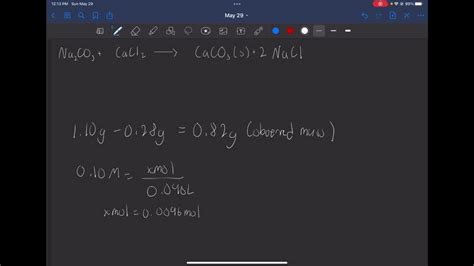Solved Sample Physical Appearance 0 1 M Na2co3 0 1 M Cacl2 Na2co3