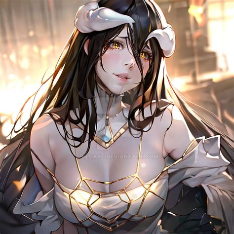 Albedo Waifu By Intiart On Deviantart