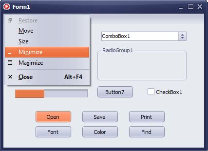 How To Apply VCL Style To Delphi Open Dialog Save Dialog Print Dialog